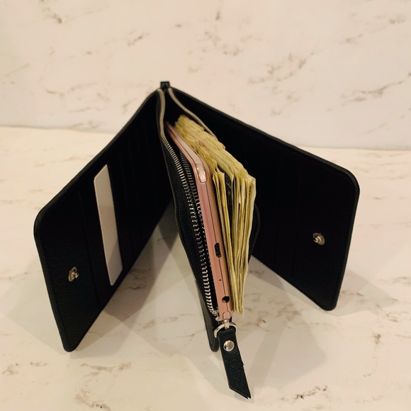 Doogan | Bags | New Rfid Block Genuine Leather Phone Wallet | Poshmark